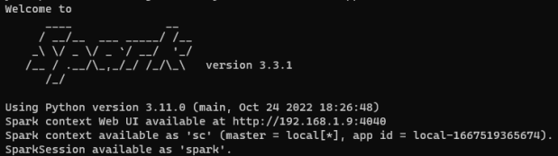 Install PySpark on Windows – Scriptorium